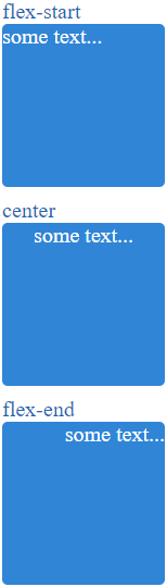  CSS Horizontally Align Text Inside Flexbox Dirask